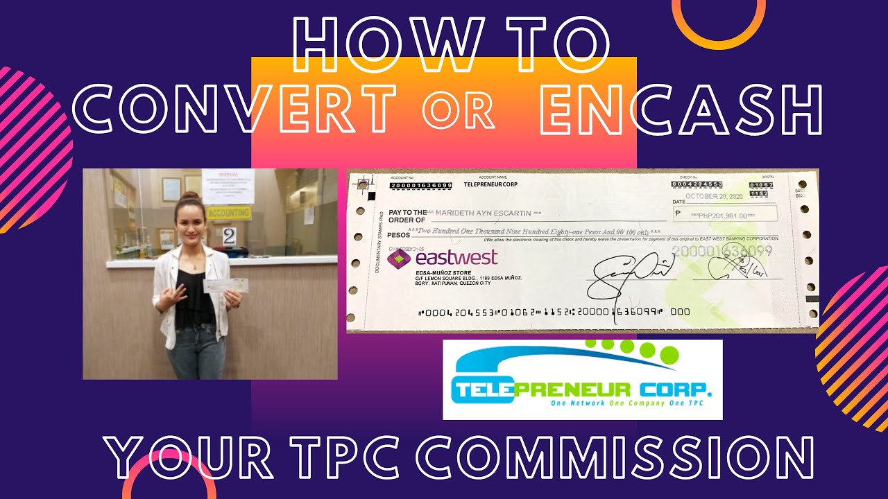 PAANO MAG-CONVERT AT MAG-ENCASH NG IYONG COMMISSION SA TPC? - YouTube