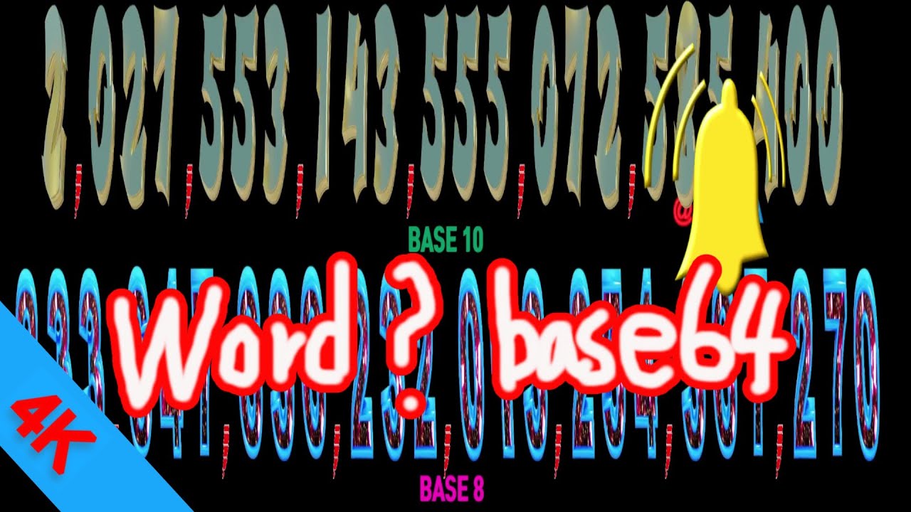 Word Base64 Countup Timer Alarm🔔 Youtube