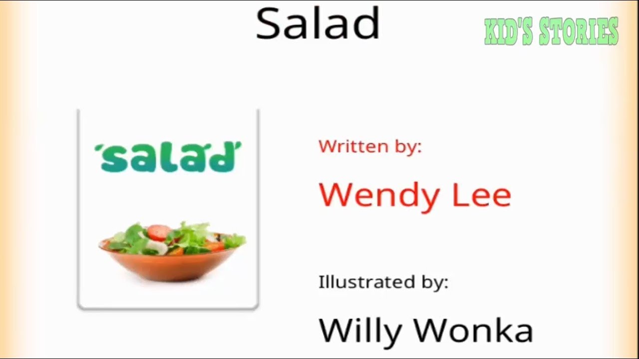 Salad Story | Bedtime Stories | Best Story For Kid's - YouTube