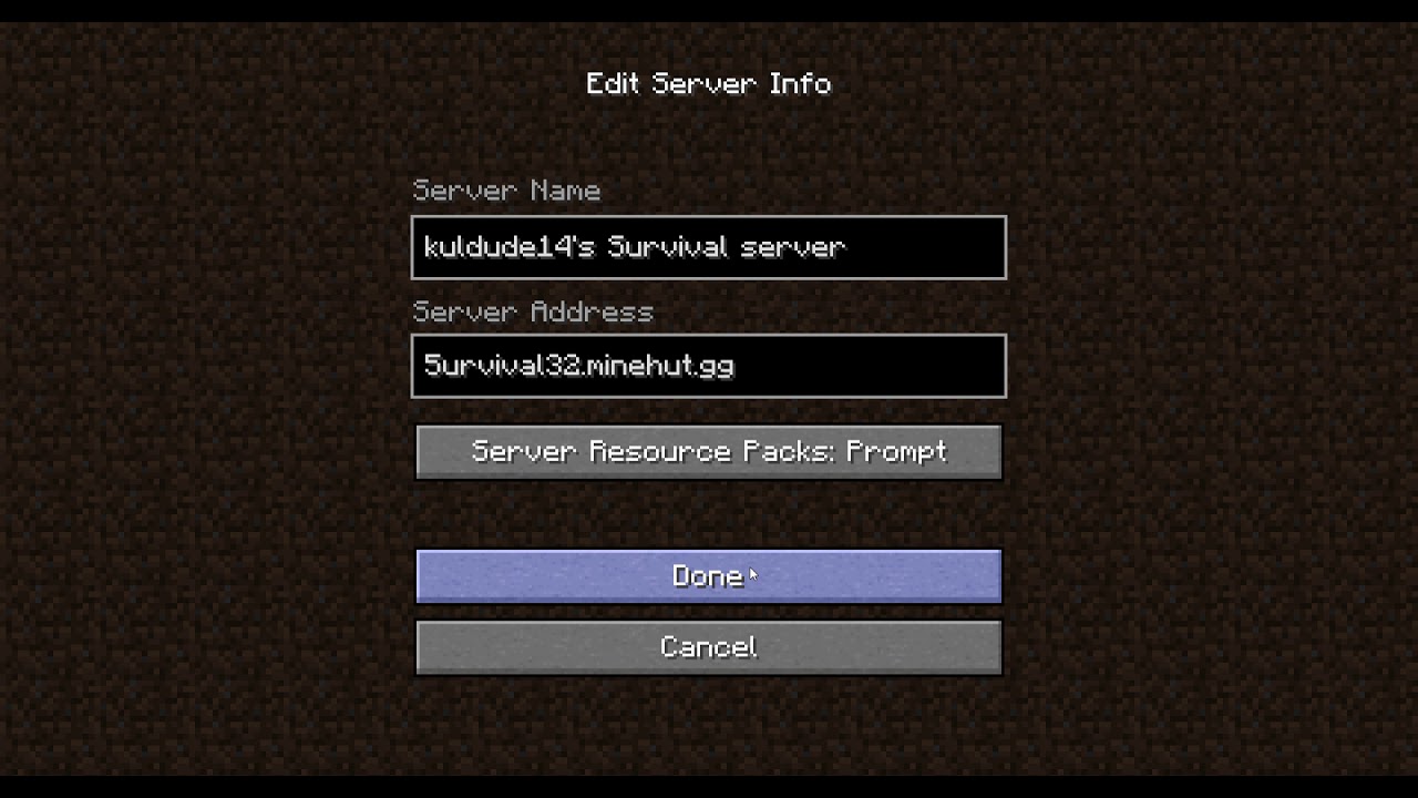 JOIN MY MINECRAFT JAVA EDITION SURVIVAL SERVER 1.16.5 - YouTube