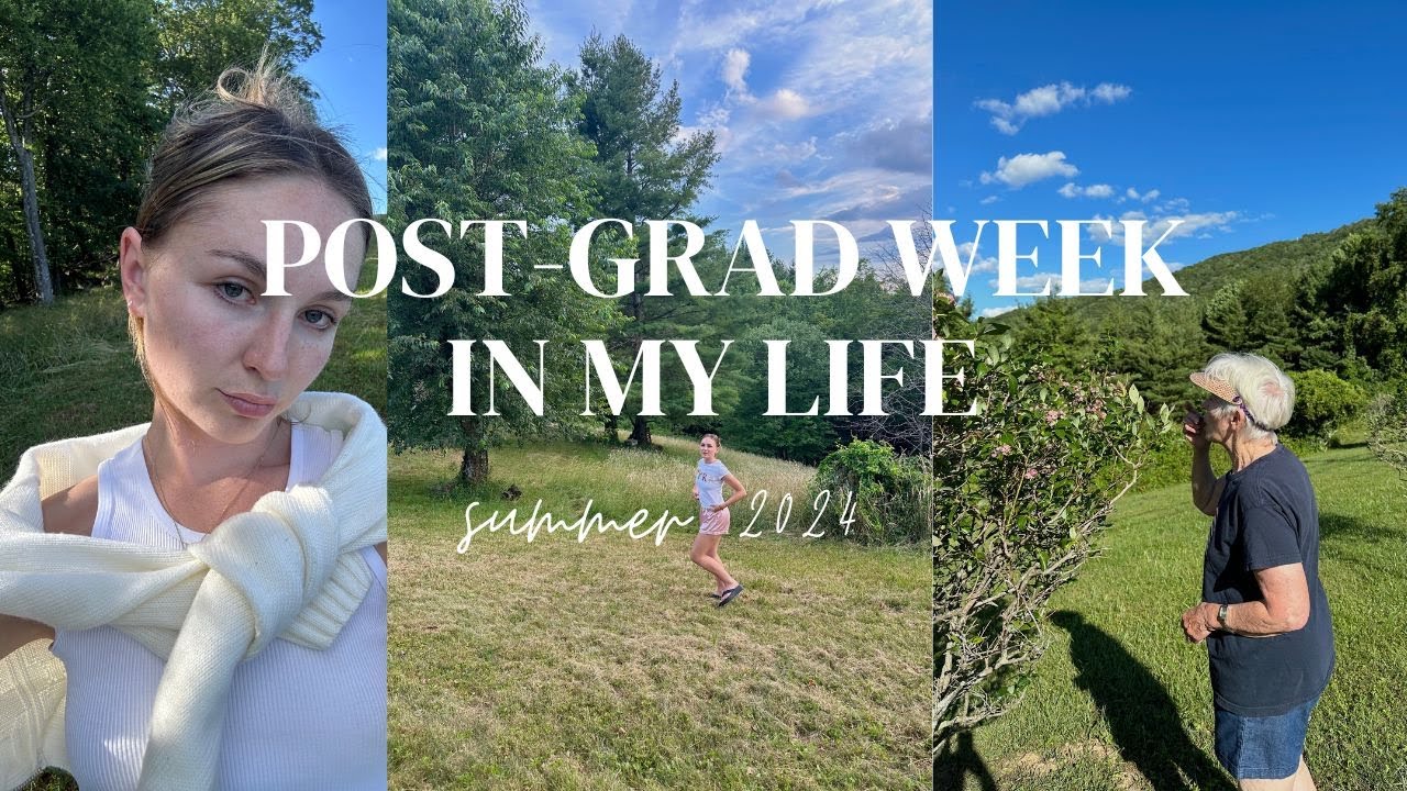 POST GRAD WEEK IN MY LIFE | tapping into my creativity, relaxing, stay ...