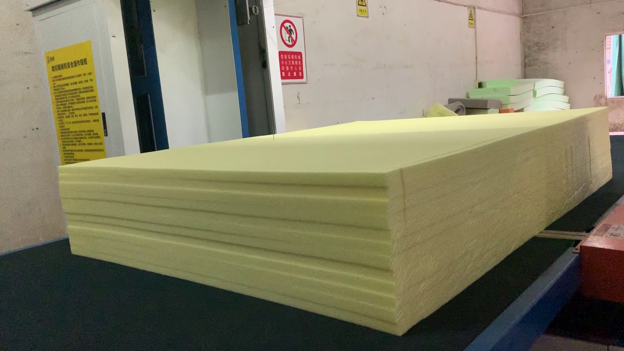 CNC Sponge Foam Cutting Machine With Horizontal and Vertical Knife ...