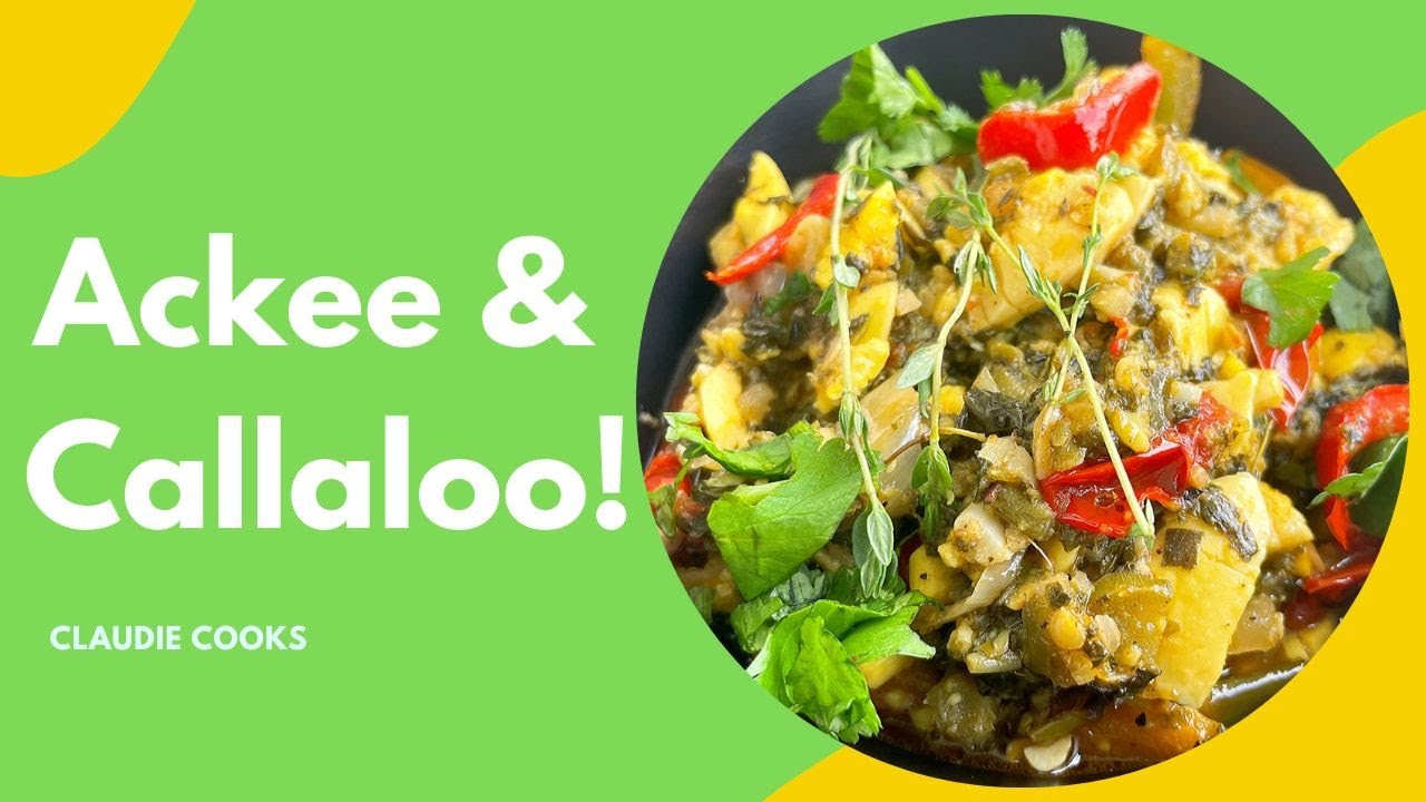 Easy Ackee & Callaloo Recipe ! - YouTube