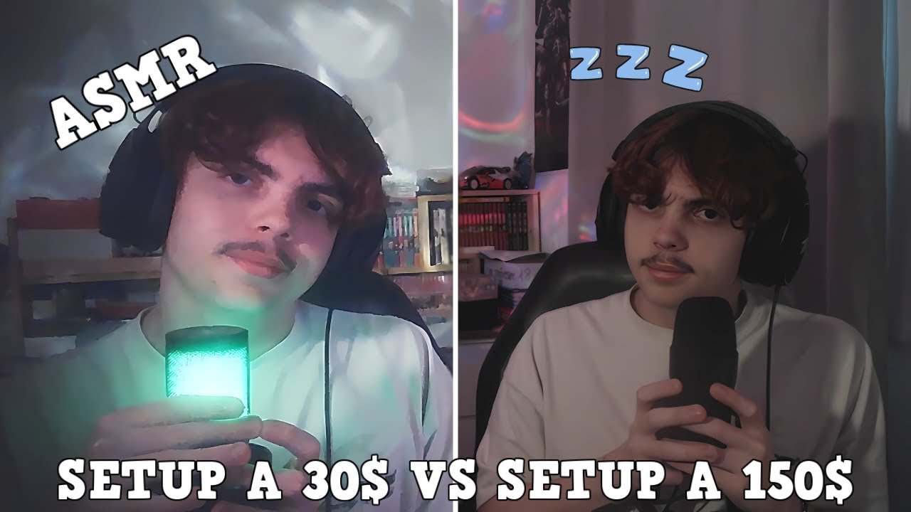 ASMR / SETUP A 30€ VS SETUP A 150€ - YouTube