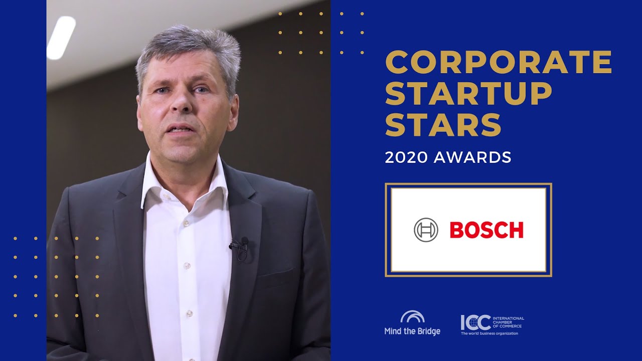 Bosch - Corporate Startup Stars Award 2020 - YouTube