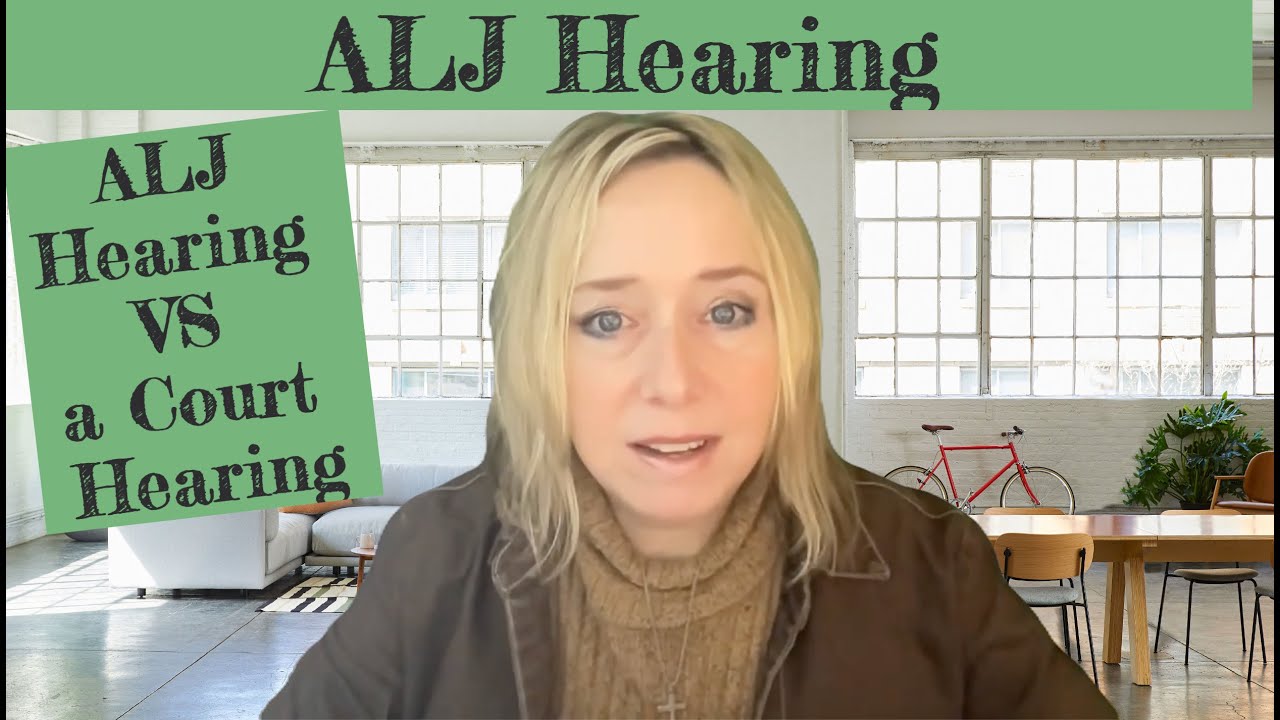 ALJ Hearing VS a Court Hearing - SAME? OR DIFFERENT? - YouTube