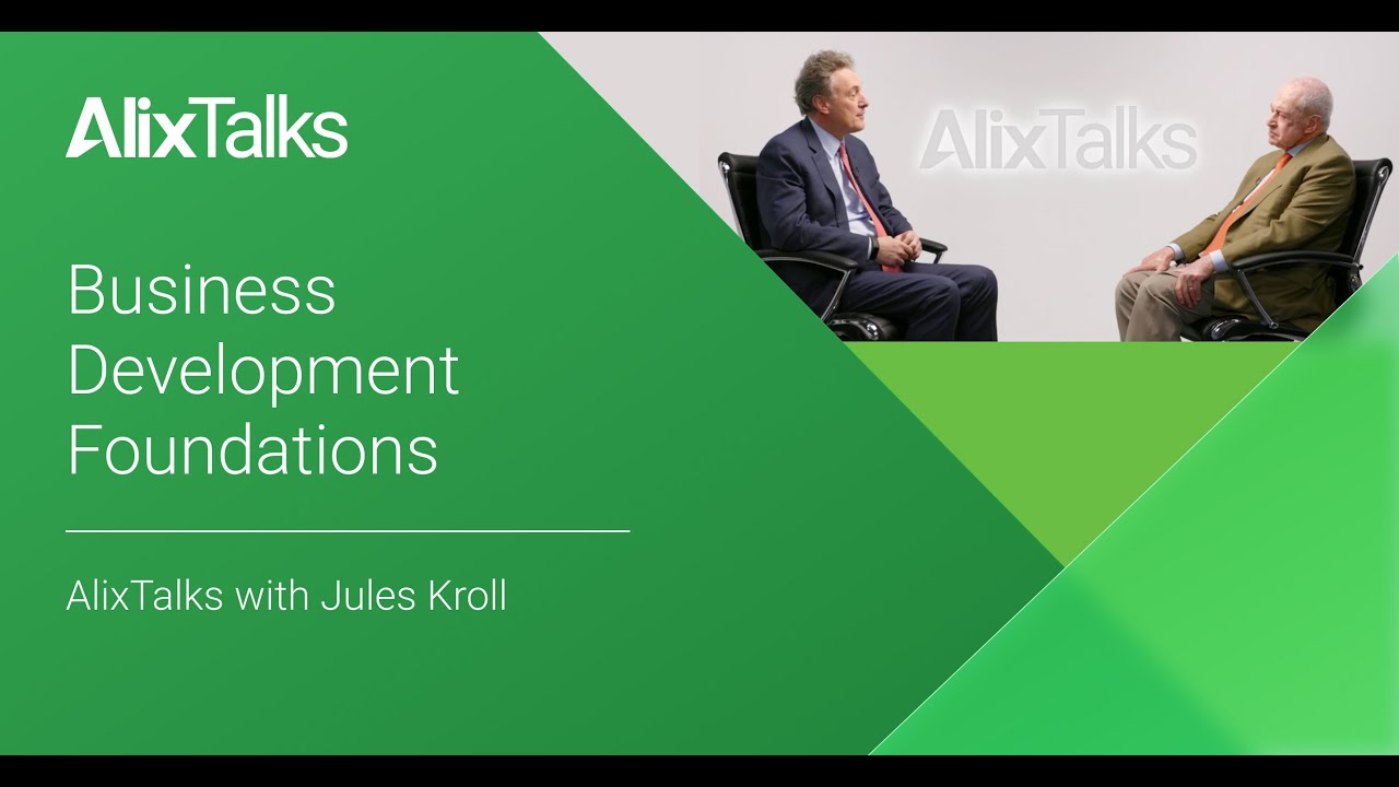 Business Development Foundations: AlixTalks with Jules Kroll - YouTube