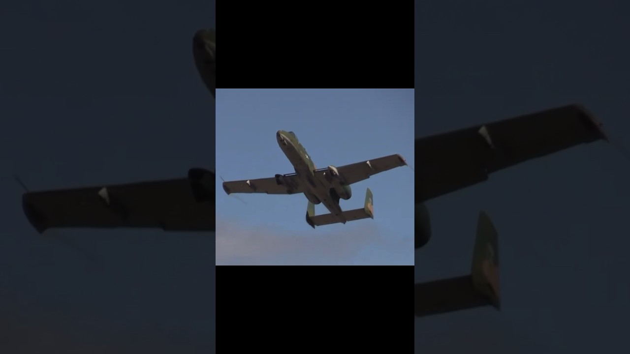 USAF A-10 Thunderbolt II Simulated Strafing Run at NAS Pensacola 2022 # ...