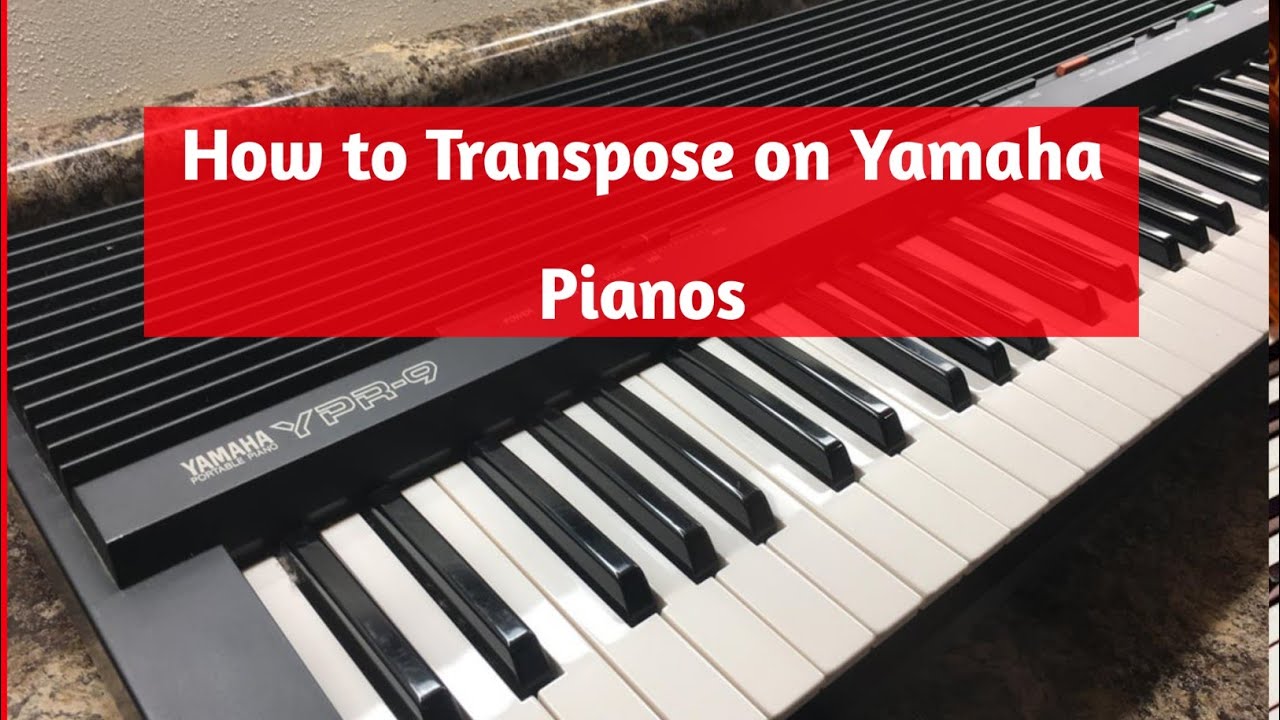 How to Transpose on Yamaha Pianos – YPR, P Series, and NP Series - YouTube