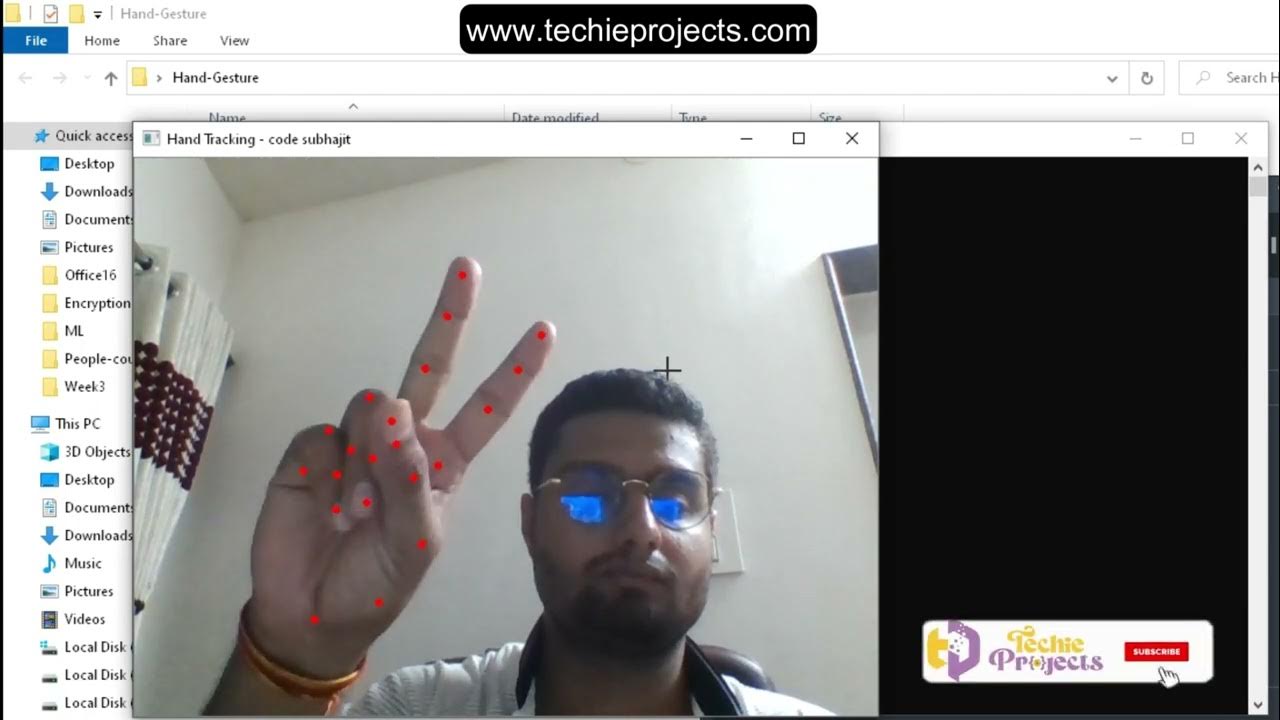 Hand Detection using Mediapipe | Python Projects for Beginners - YouTube