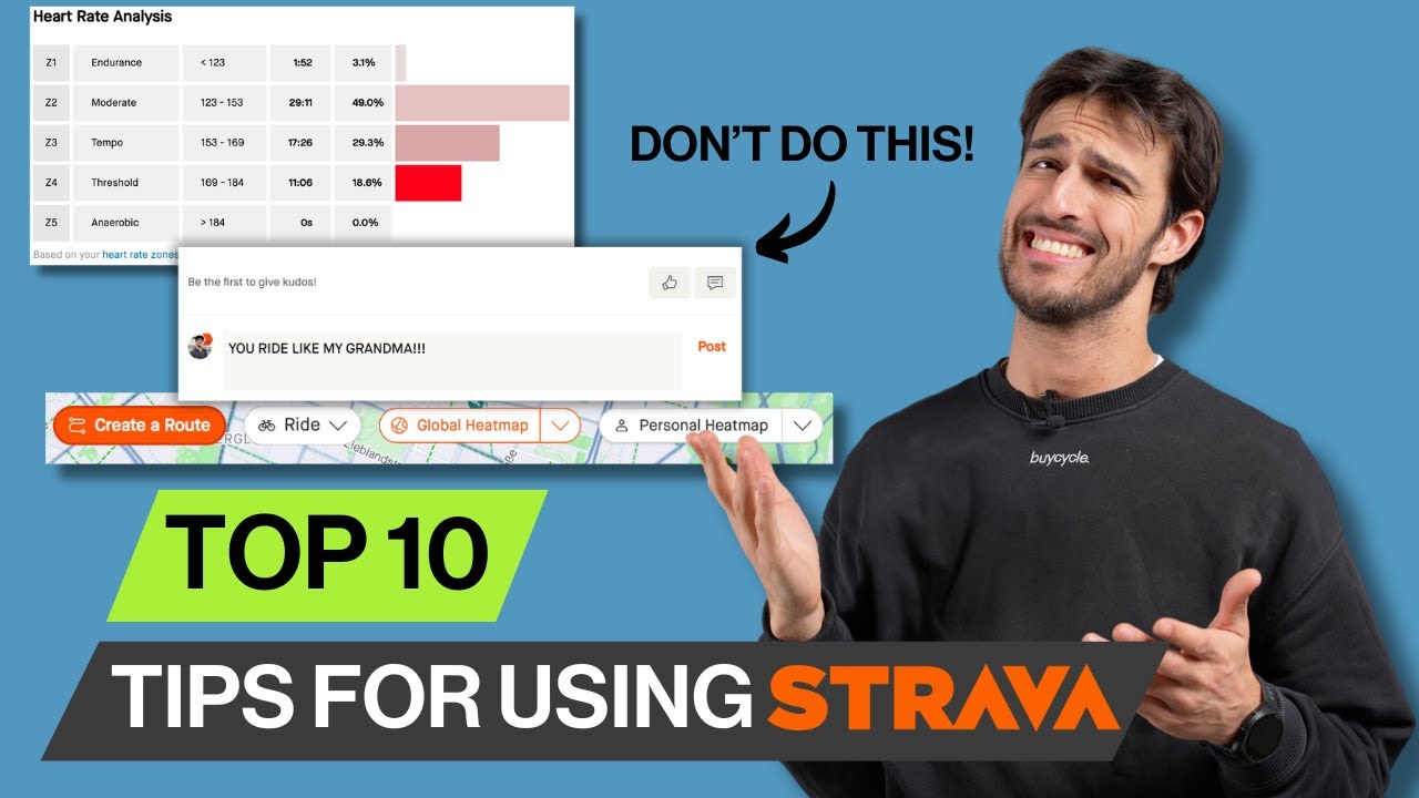 Top 10 Tips For Using The Strava App | Win BIG With Challenges! - YouTube