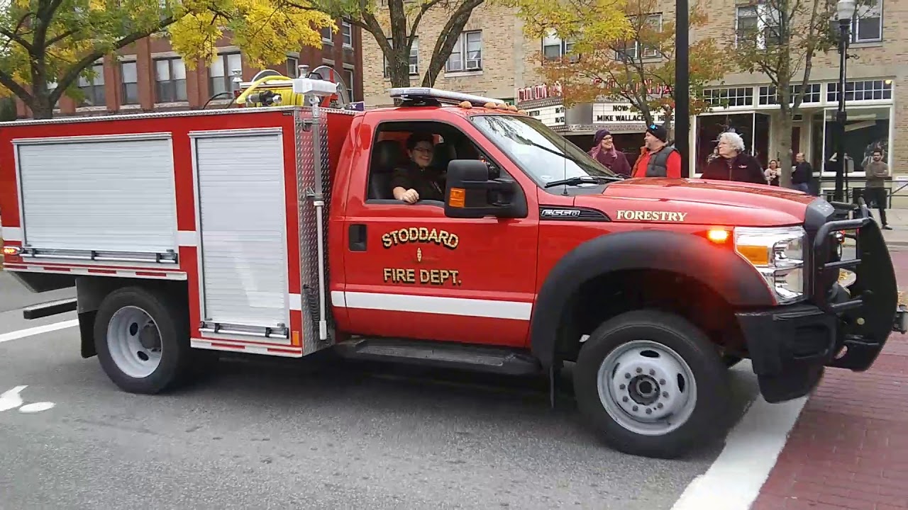 Firefighters parade in Keene NH 2019 - YouTube