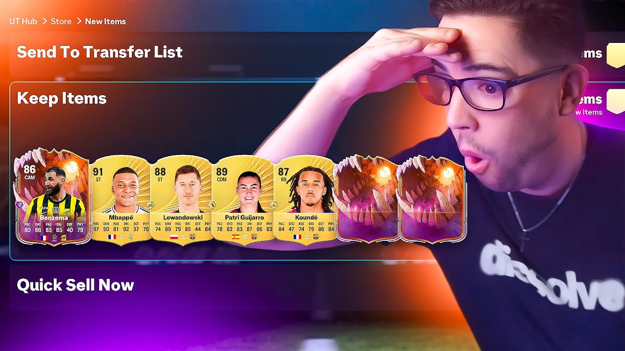 ME TOCAN CARTAS BRUTALES EN LOS SOBRAZOS DEL BENZEMA SCREAM !! FC 26 ...