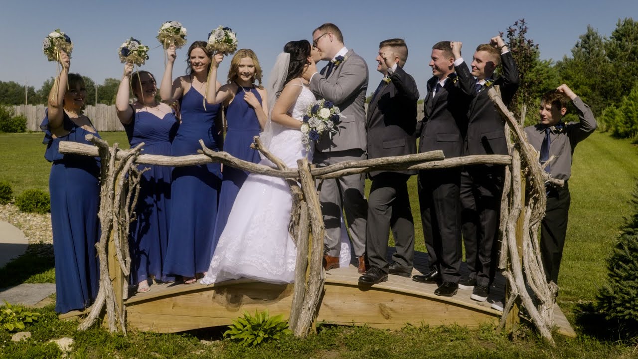 Brexton & Niki Wedding at Kacena Farms in Vinton, IA - YouTube