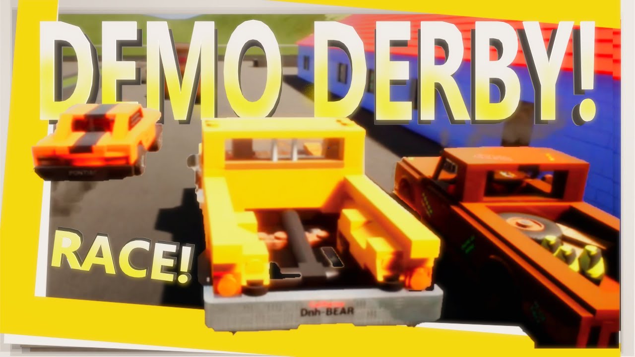Multiplayer Demolition Derby in Brick Rigs! Brick Rigs Gameplay - YouTube