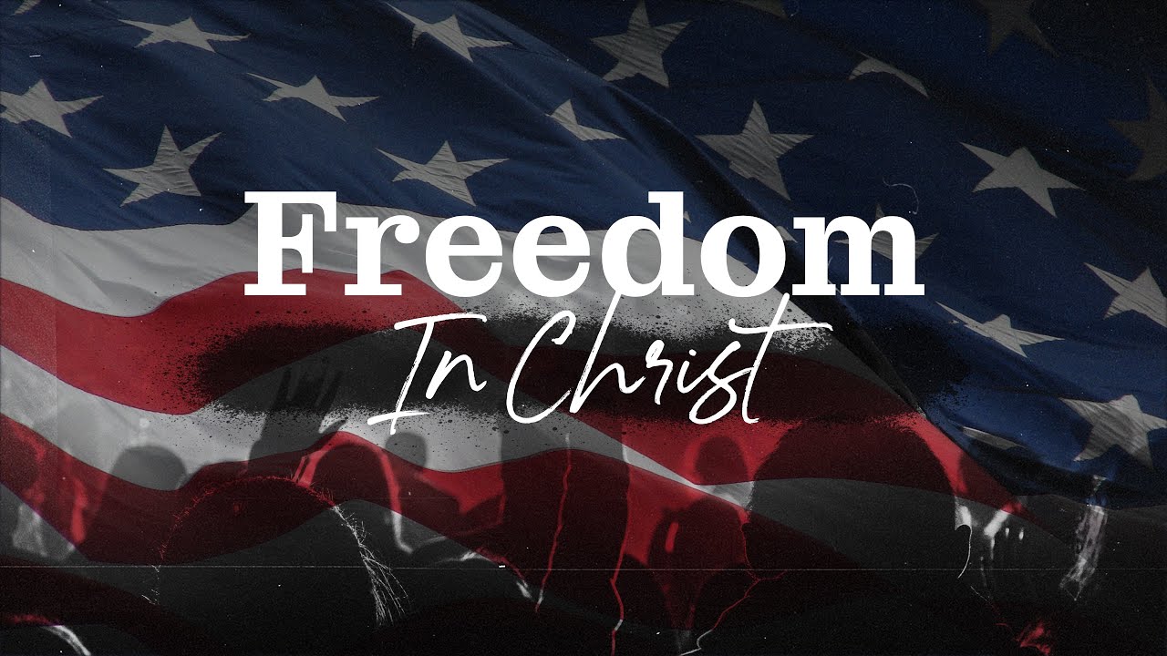 Freedom In Christ American Flag