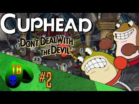 Cuphead - Gameplay Walkthrough Part 2 (PC Co-Op) | FROGSPAWN