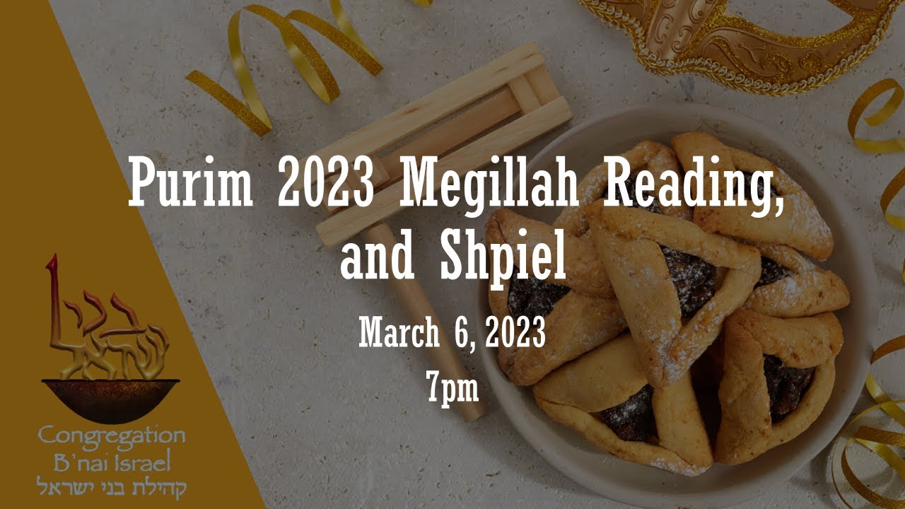 Purim 2023 Megillah Reading, and Shpiel - YouTube