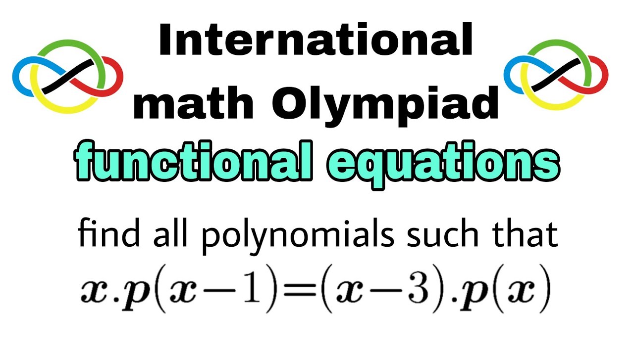 A functional equations from Singapore 2000 | IMO practice problems ...