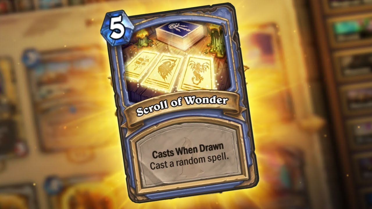 Decks Full of Scrolls of Wonder - Hearthstone - YouTube