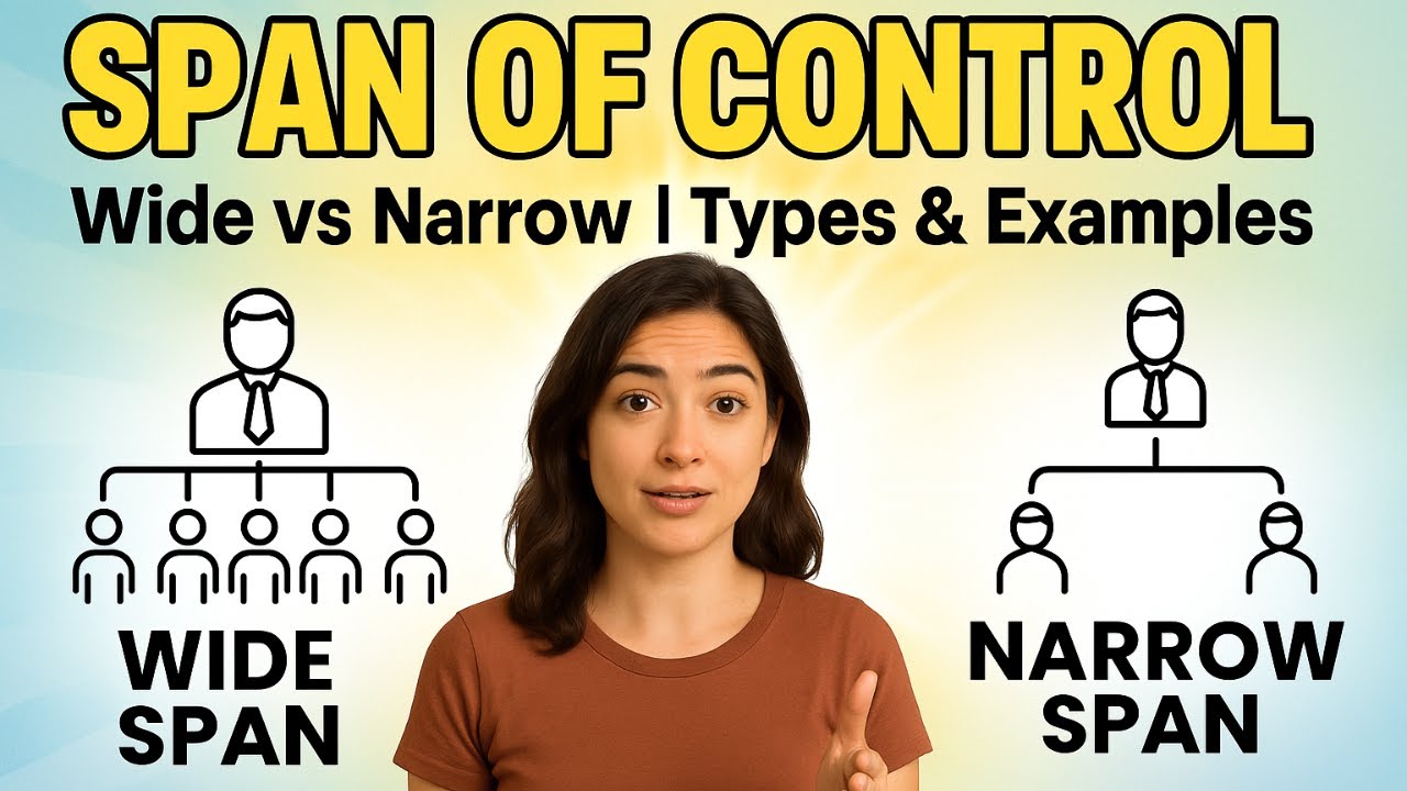 Span of Control in Management | Wide vs Narrow Span | Types & Examples ...