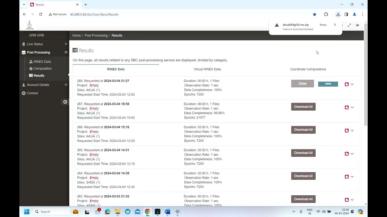 PPK data processing through SOI CORS Network data & export to .CVS, .KML, DXF .SHP etc. - YouTube