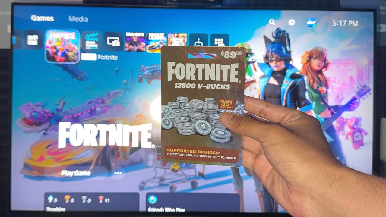 HOW TO REDEEM FORTNITE V-BUCKS CODE ON PS5 IN 2026! - YouTube