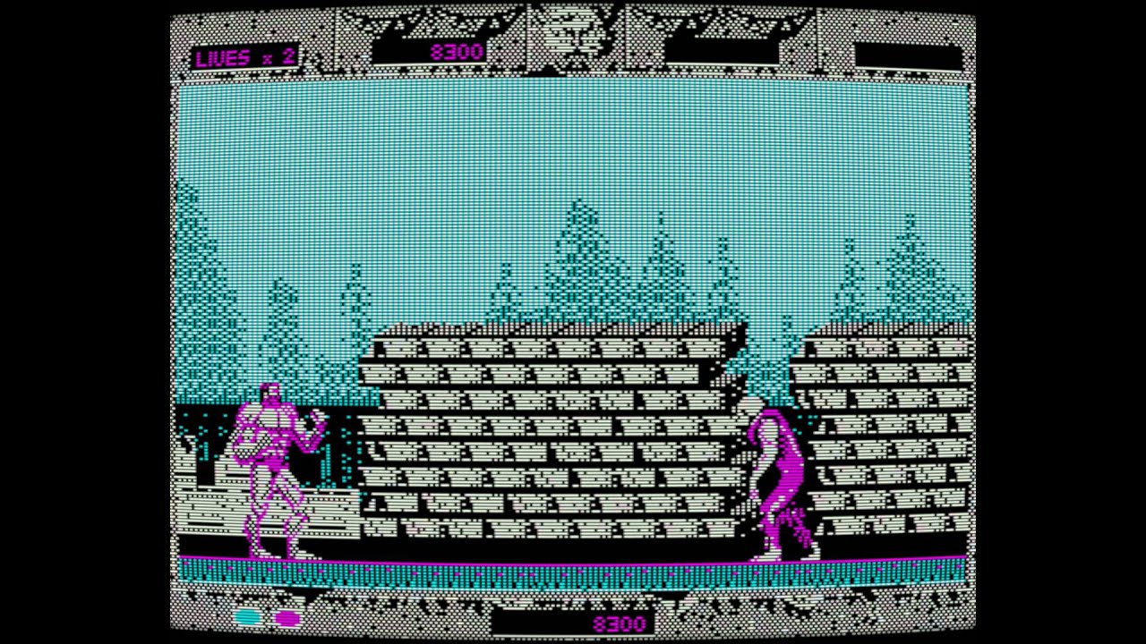 Altered Beast (PC) CGA graphics & PC speaker sound - YouTube