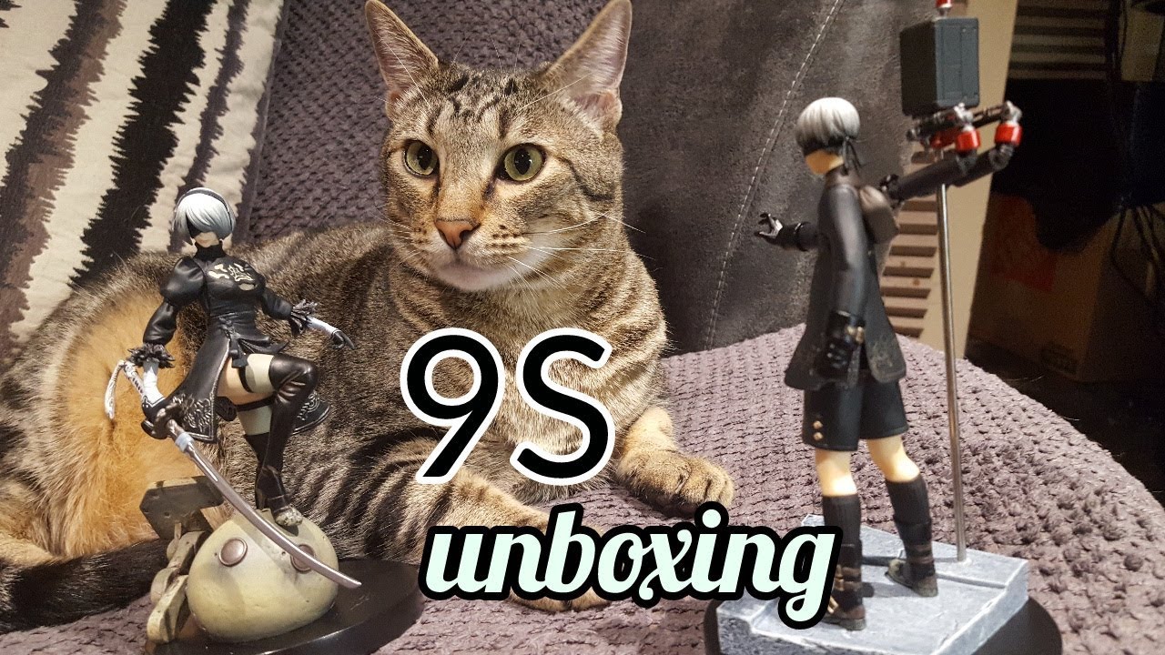 Unboxing With Cats! 9S Figure from NieR : Automata by SQUEX Toys! - YouTube