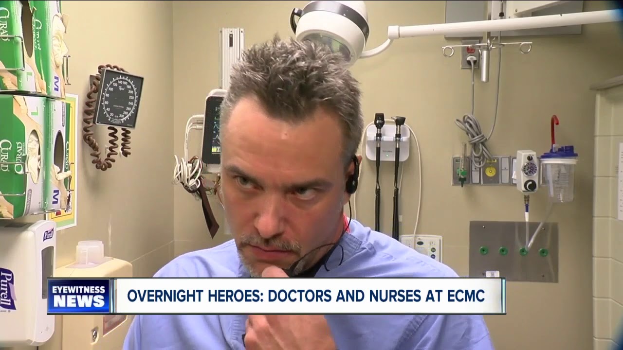 Overnight heroes: ECMC's emergency department staff - YouTube