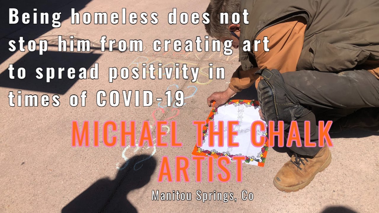 Michael The Chalk Artist spreading positivity in times of COVID-19 ...