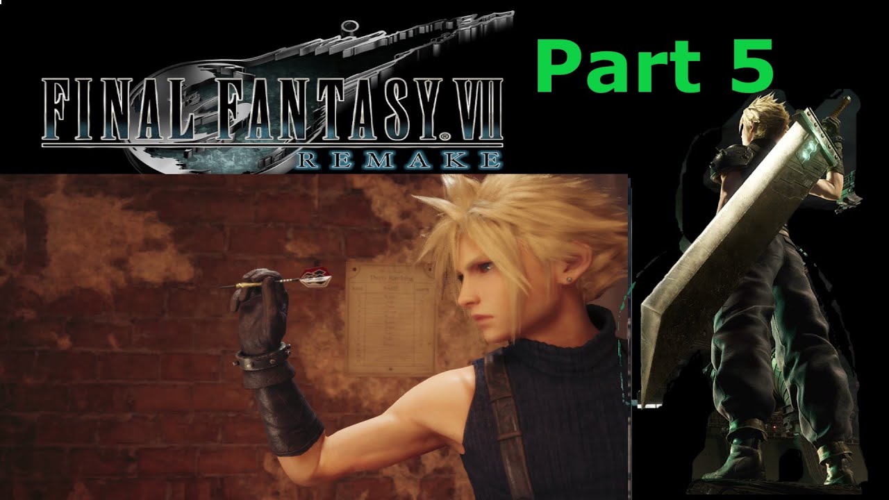 Final Fantasy 7 Remake - Part 5 Cat Dog Darts - YouTube