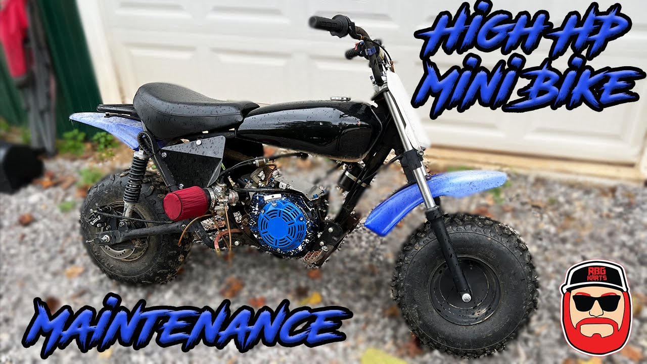 High HP Mini Bike Burnout & Tune Up - YouTube