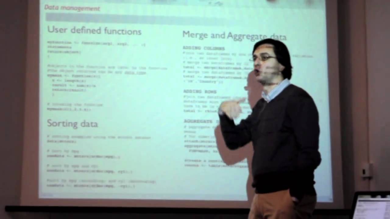 Seminario de R: lenguaje y entorno de programación. Parte 1/2 - YouTube