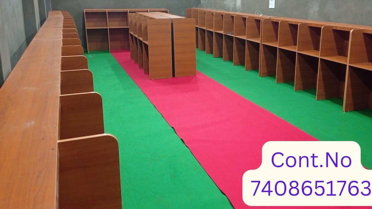 Library study table कैसे बनते है!!😱 MDF BOARD से Library कैसे बनाए!!💰💲 ...