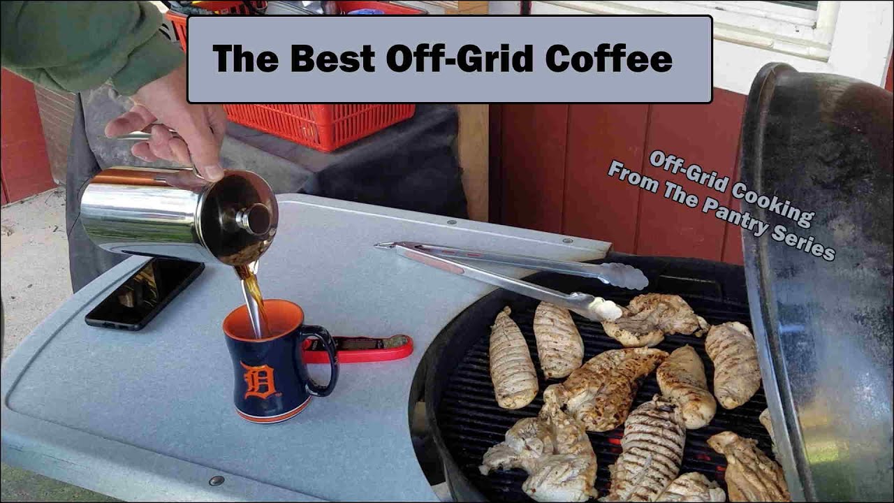 Making Off-Grid Coffee On My Front Porch - Cooking From The Pantry ...