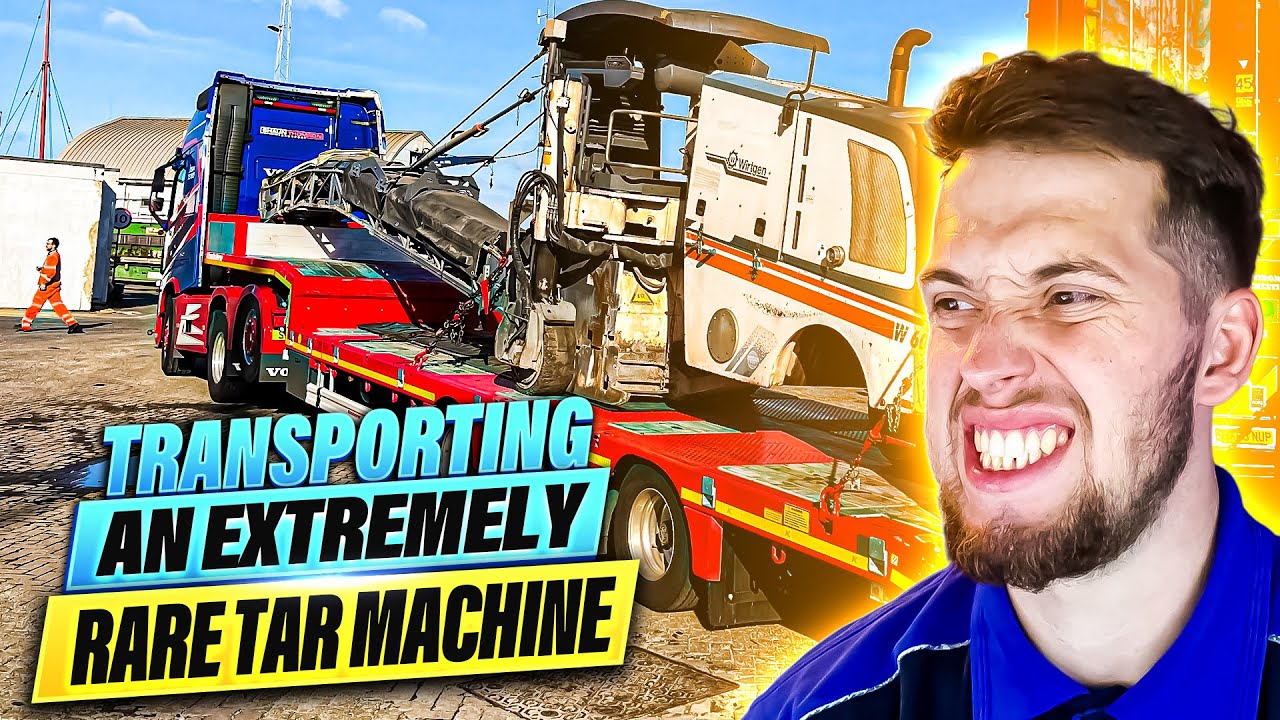 Transporting an EXTREMELY RARE Tar Machine - For Truck Sake EP53 - YouTube