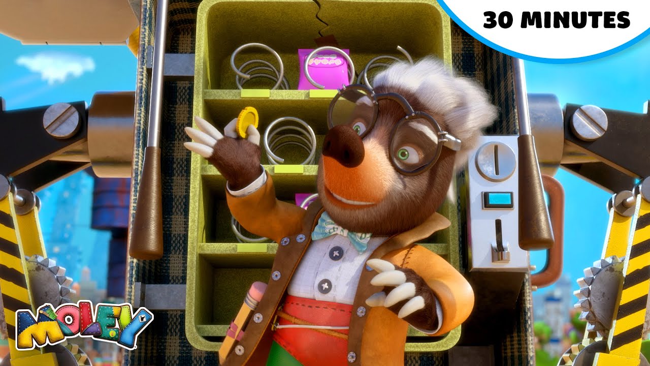 Moley's Hilarious 30-Minute Adventure - Fun Kids TV Show | 3 Full ...