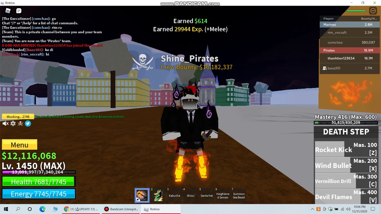 [COMBO] Dragon & Death Step in BLOX FRUITS - YouTube