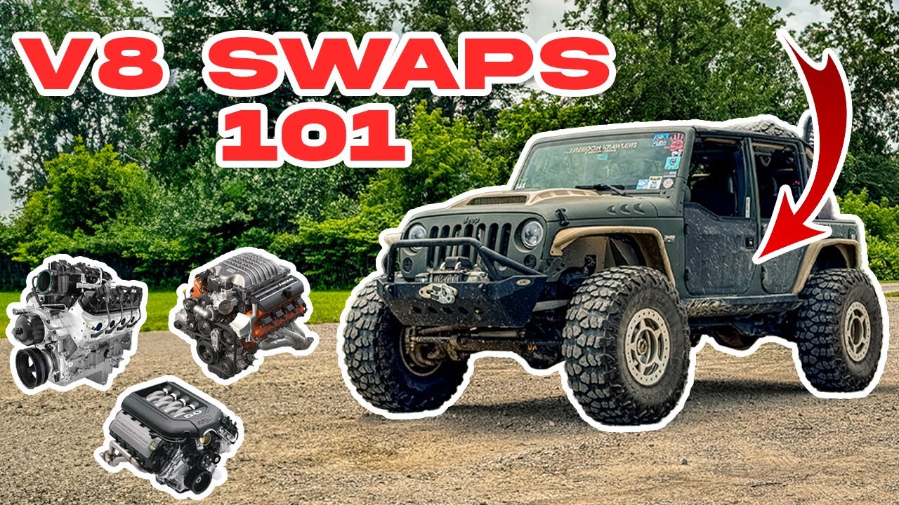 Jeep Wrangler V8 Swap: The Ultimate Guide - YouTube