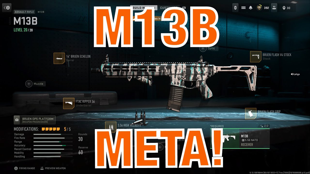 *Updated* MW2 Ranked Play M13B META Class Setup!🔥 - YouTube