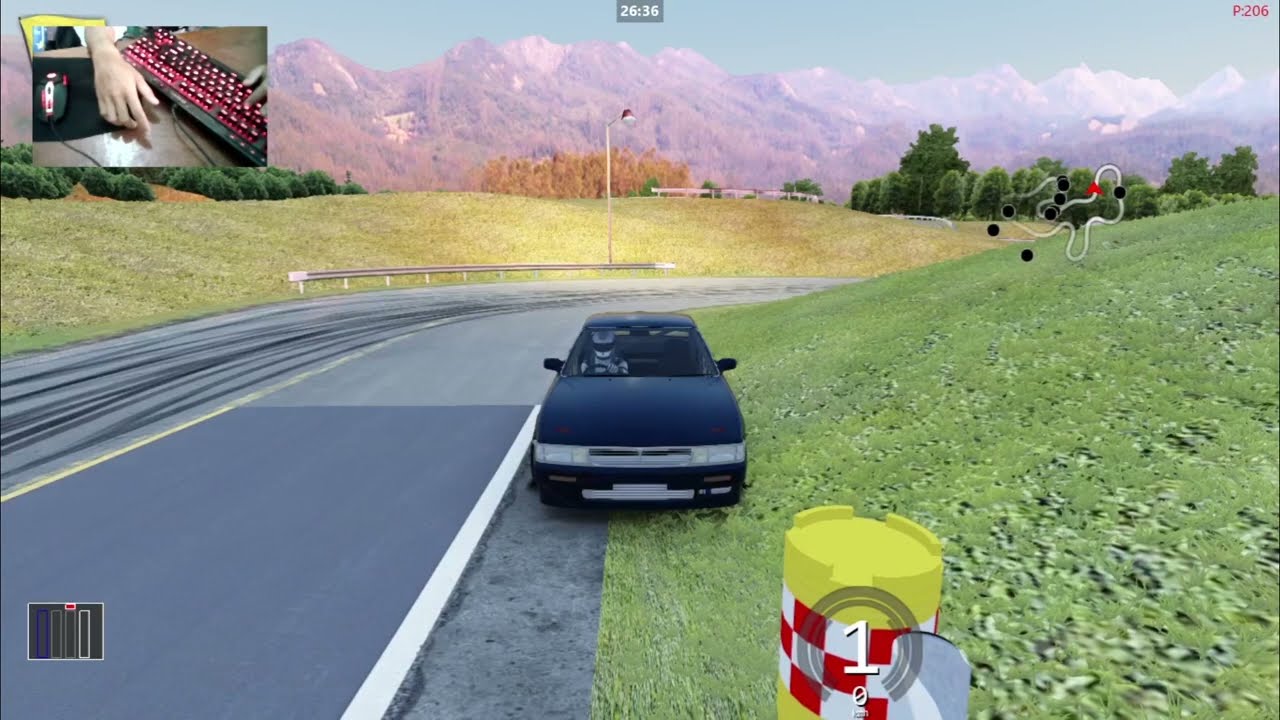 Assetto Corsa Mouse Steering Drift | Freepie + vjoy - YouTube