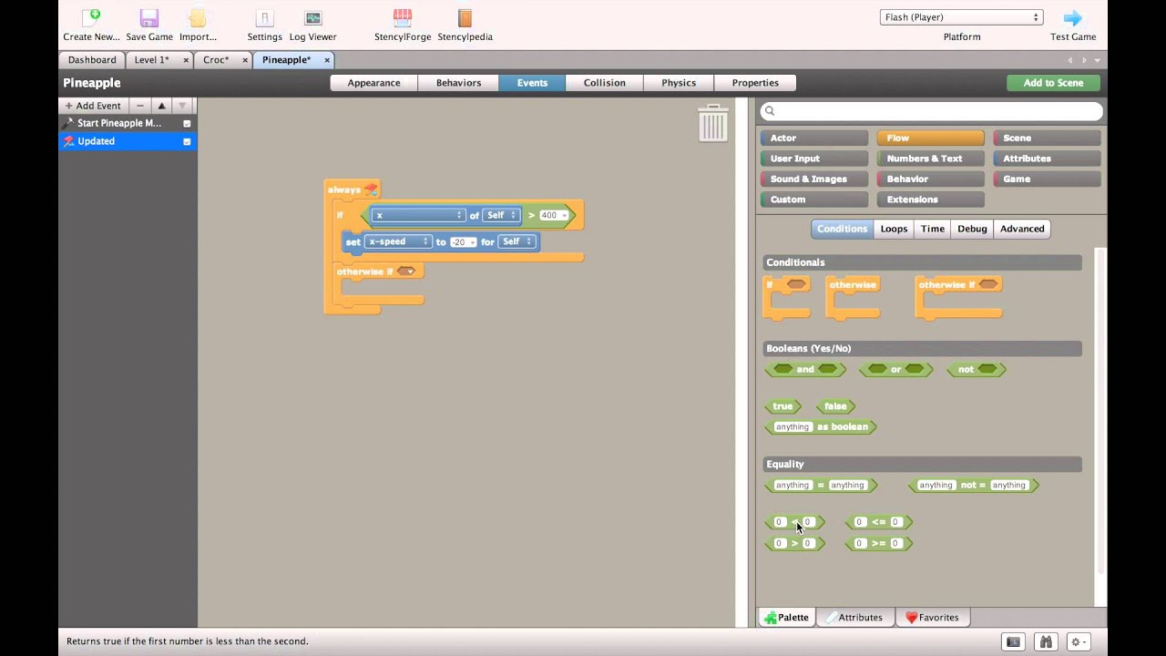 Stencyl - Moving Baddies - YouTube