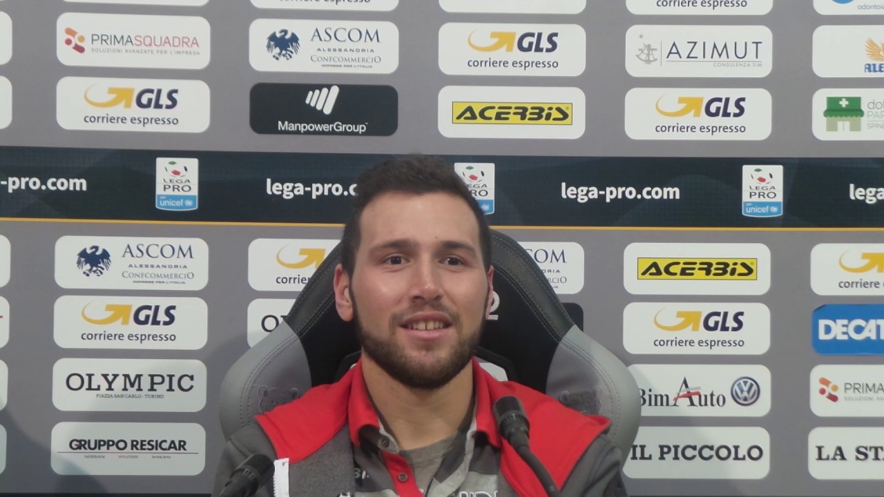 Luca Piana dopo Alessandria-Tuttocuoio - YouTube