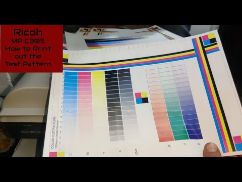 Ricoh Machine Ka Test Print ( Pattern ) Nikalne ka Tariqa | How To ...