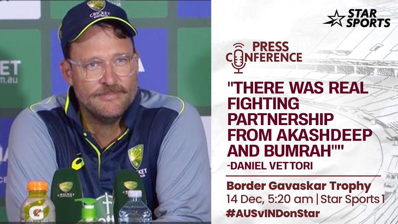 Aussie assistant coach #DanielVettori's full press conference #AUSvIND ...