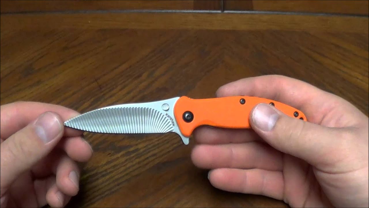 Kershaw Orange Zing. Quick First Impressions. - YouTube