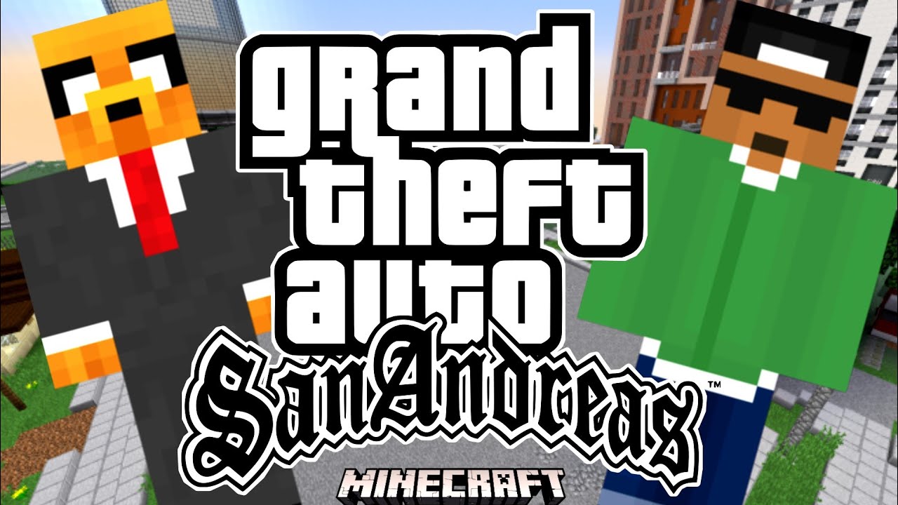 EL MEJOR MAPA DE GTA SAN ANDREAS PARA MINECRAFT PE (MINECRAFT BEDROCK ...