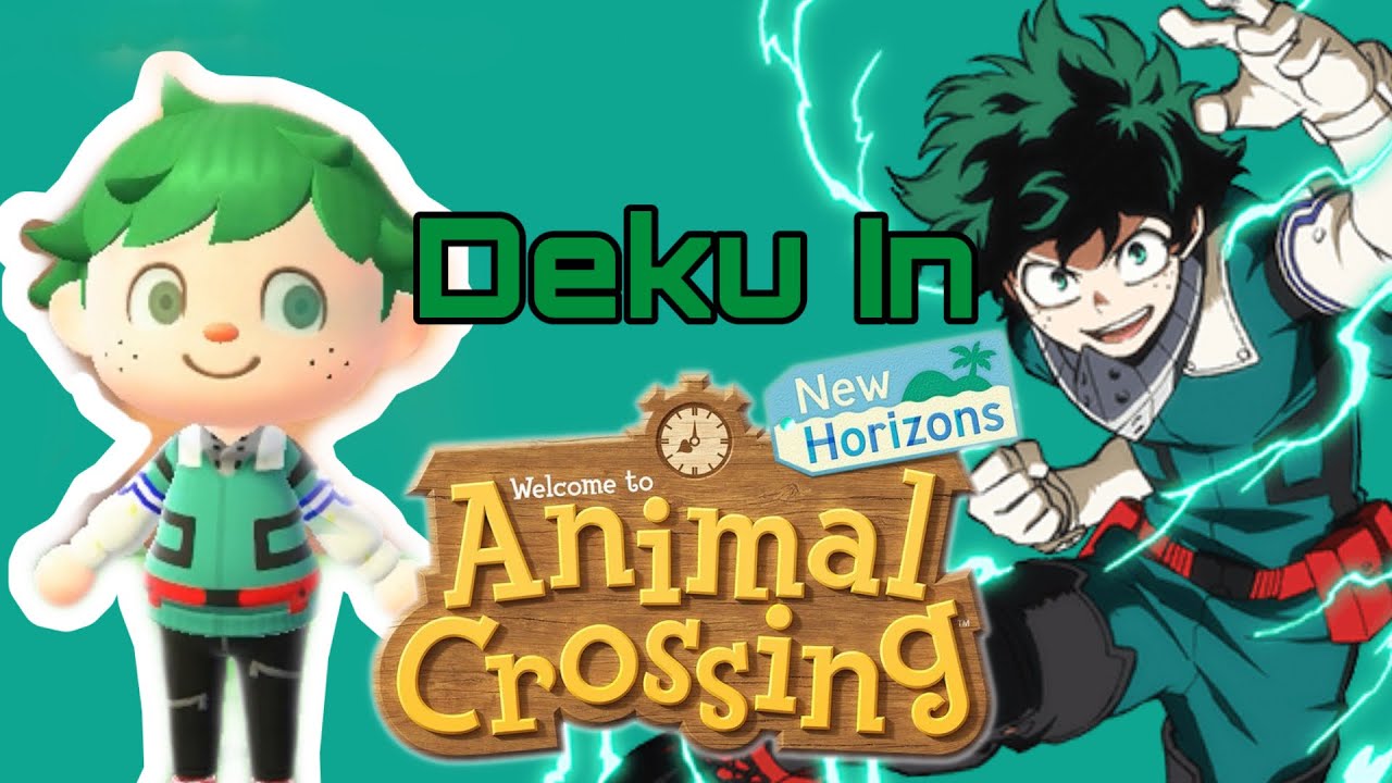 How To Make Deku In Animal Crossing: New Horizons - YouTube