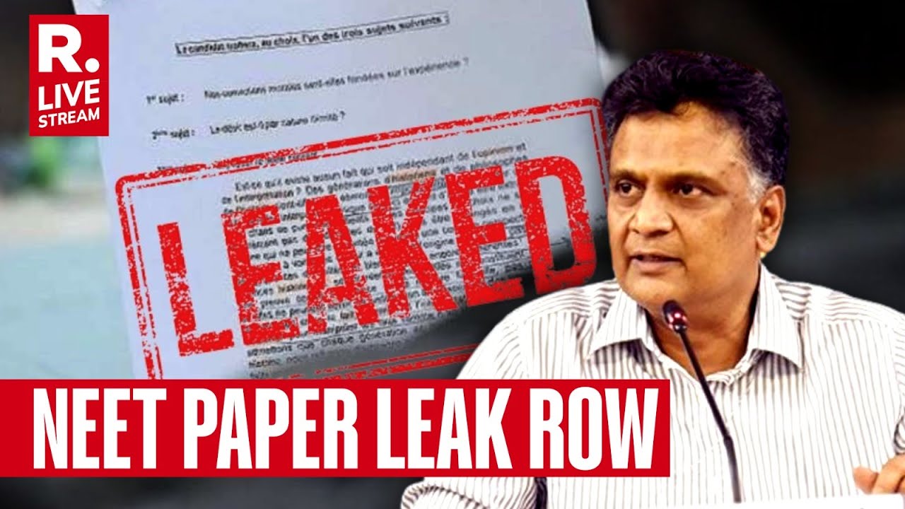 NEET Paper Leak Row | Secretary, Higher Education K. Sanjay Murthy ...